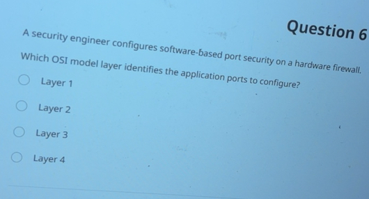 Solved: A security engineer configures software-based port security on ...