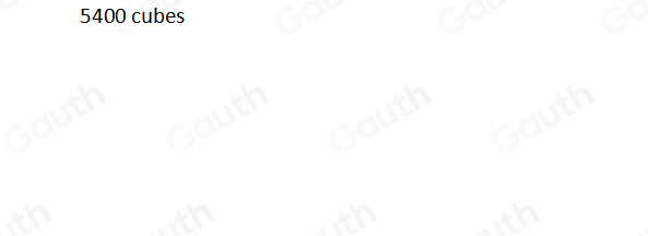 Solved: Small cubes with edge lengths of ¼ inch will be packed into the ...