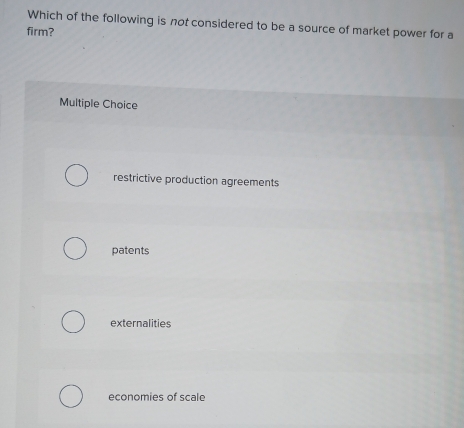 Solved: Which of the following is not considered to be a source of ...