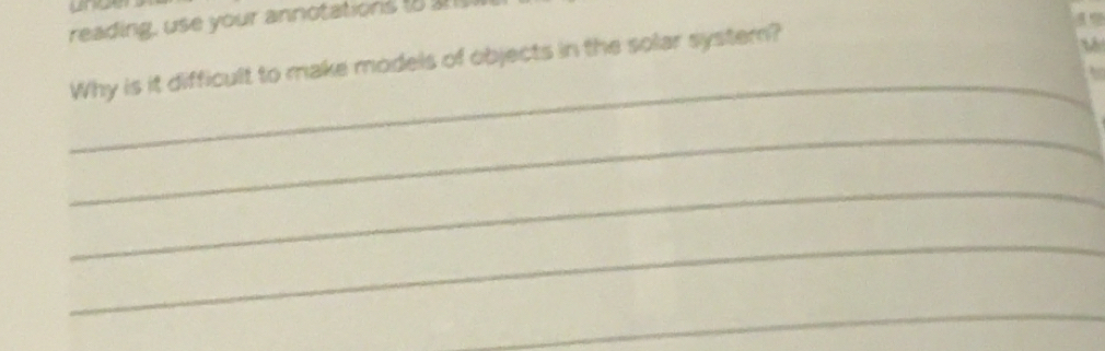 Solved: reading, use your annotation t _ Why is it difficult to make ...