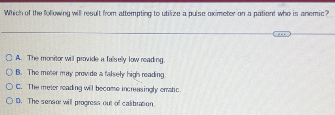Solved: Which of the following will result from attempting to utilize a ...