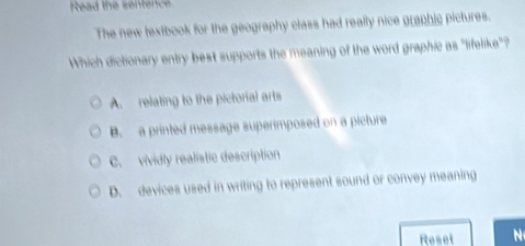 Solved: Read the sentence. The new textbook for the geography class had ...