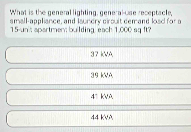 Solved: What is the general lighting, general-use receptacle, small ...