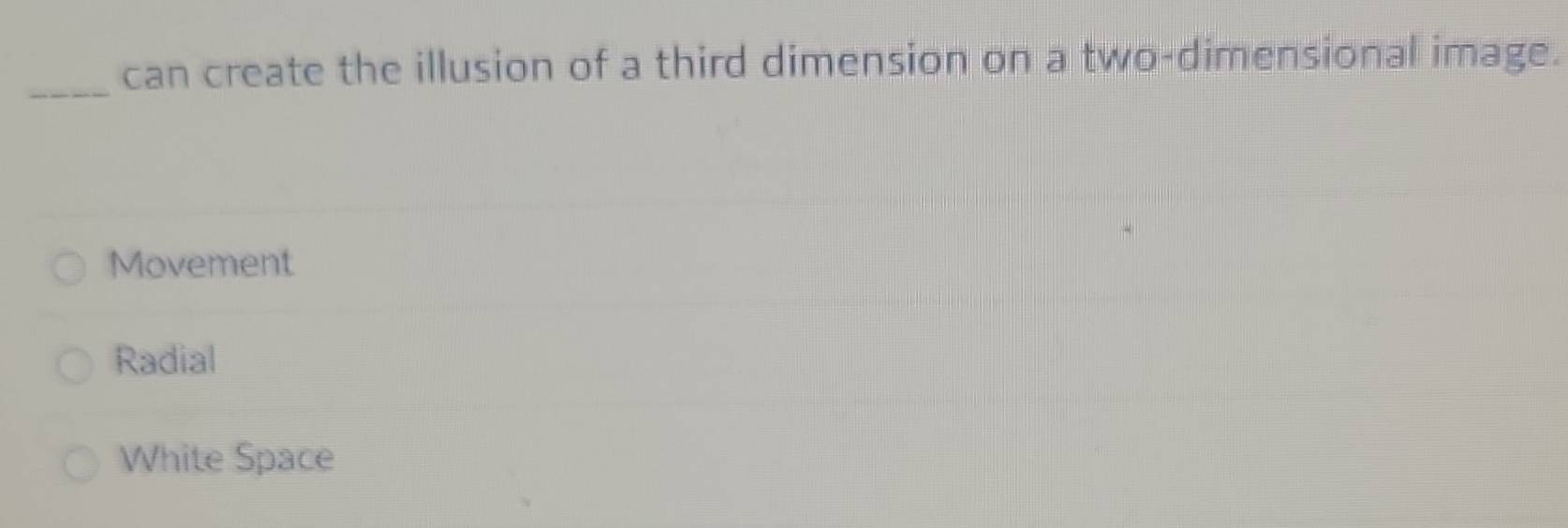 Solved: can create the illusion of a third dimension on a two ...