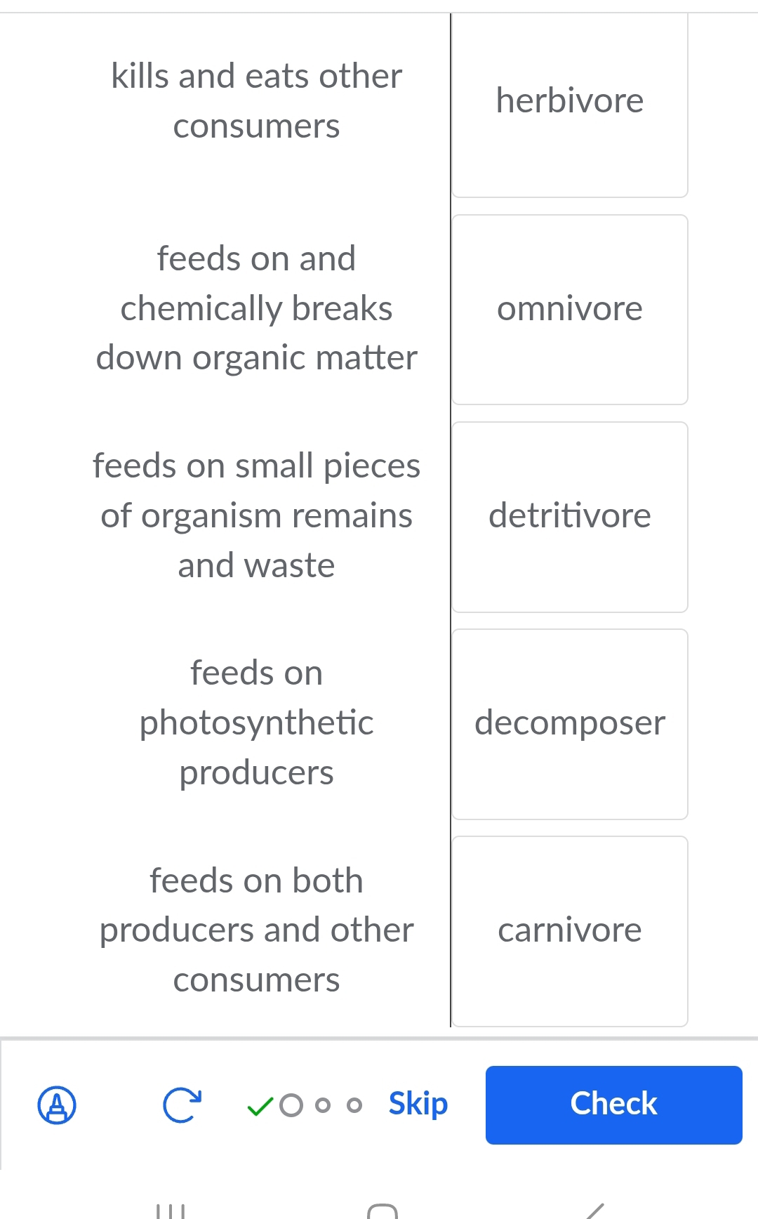 Solved: kills and eats other herbivore consumers feeds on and ...