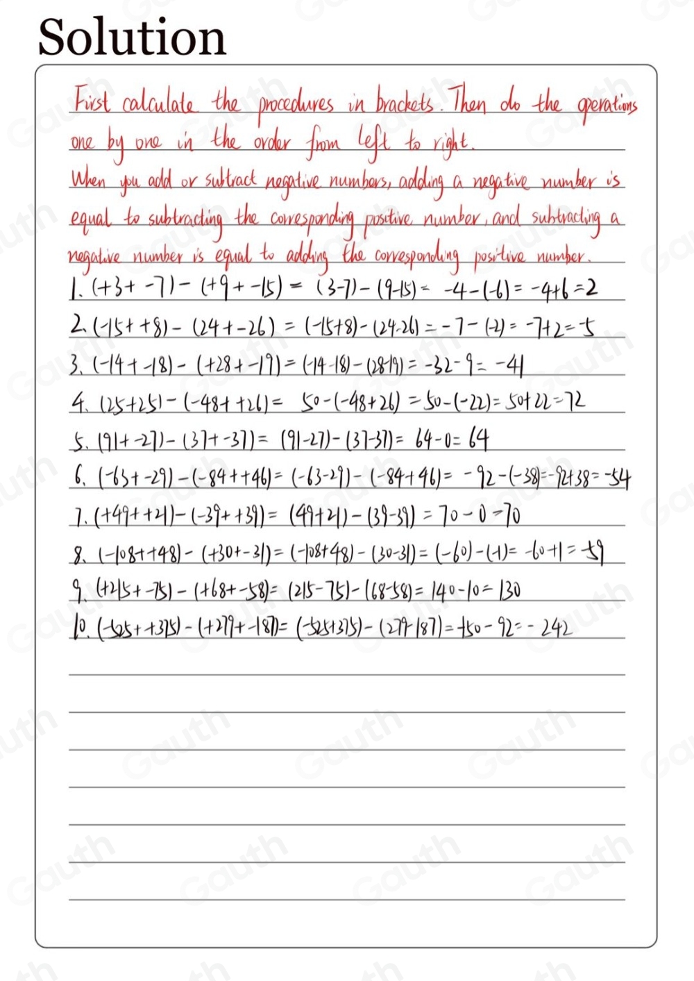 Solved: AcTivity 3 A. Solve the following correctly. _ (+3+-7)-(+9+-15)==--- 1. (_2⊥7)_(49+ _ 2 ...