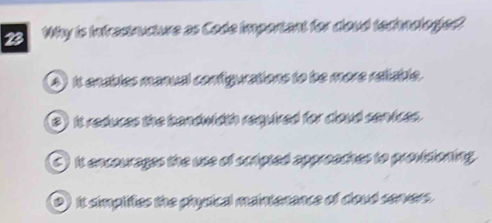 Solved: WWhy is infrastructure as Code important for cloud technologied ...