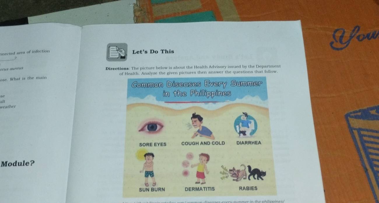 Solved: for inected area of infection Let's Do This ? ccus aureus ...