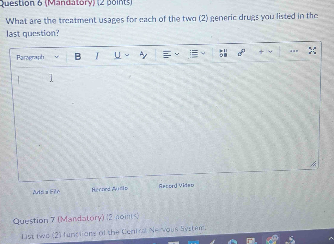 Solved: (Mandatory) (2 points) What are the treatment usages for each of the two (2) generic ...