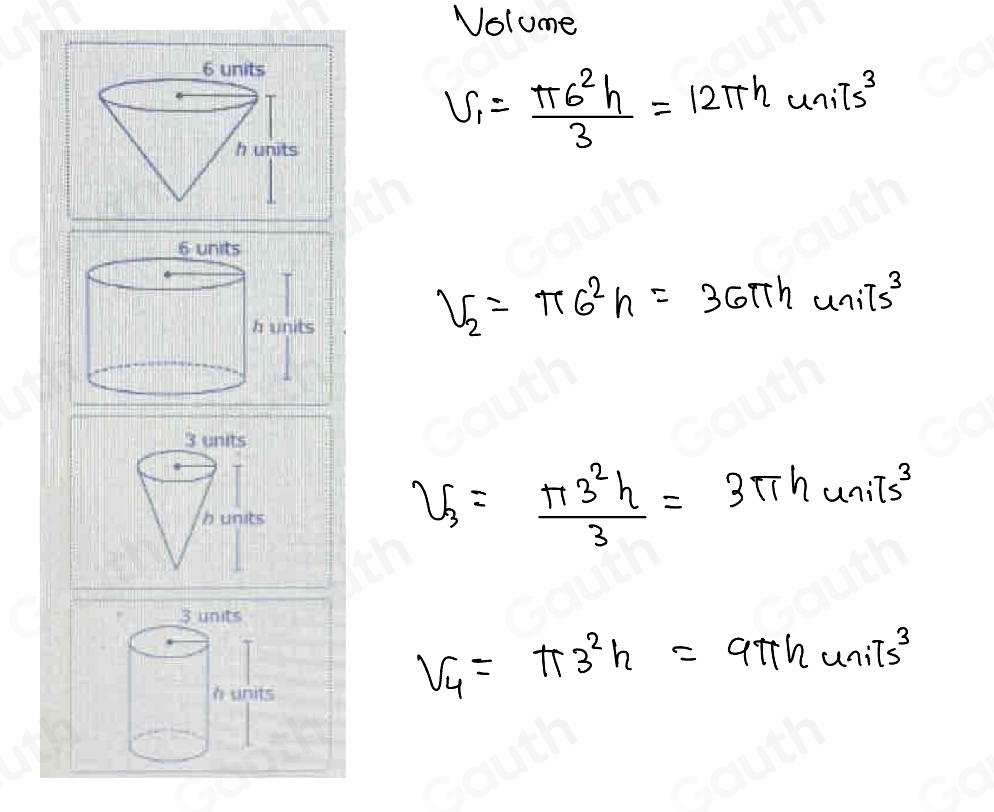 Solved: Arrange the figures from least to greatest according to their ...