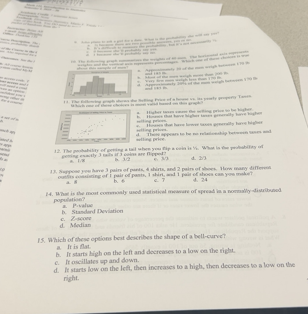 Solved: 2020 Dstfando Momeneoes Aumorios Mario 1 Tríst 1 ot tn f d tC ...