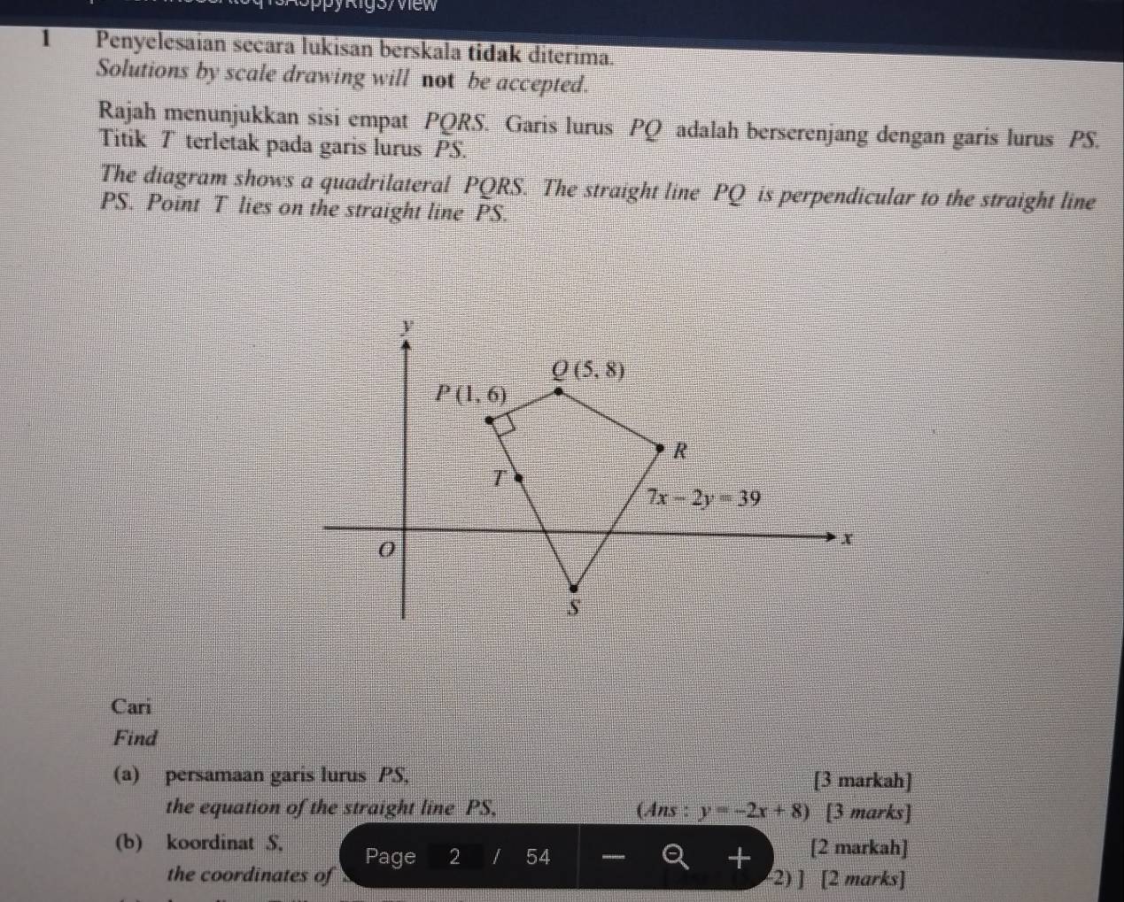 Selesai:py Rigs/vew 1 Penyelesaian secara lukisan berskala tidak ...