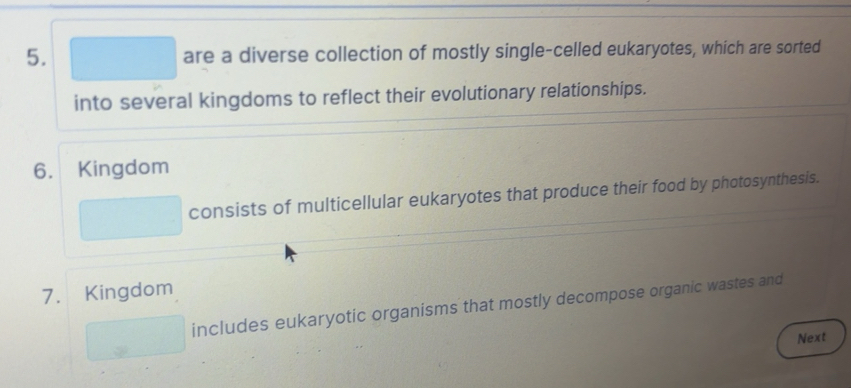 Solved: are a diverse collection of mostly single-celled eukaryotes ...