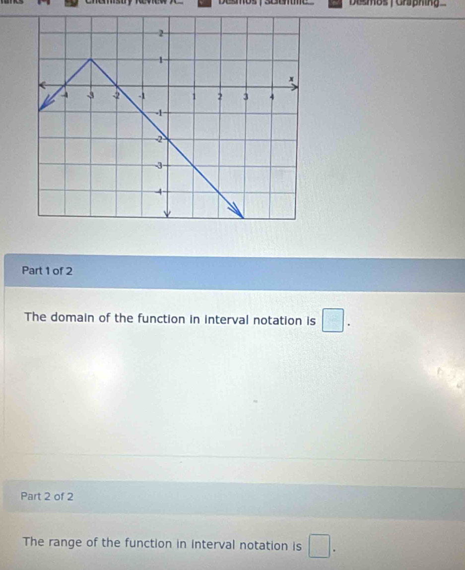 Solved: Cnemsóy e Desmos y scienmes Desmos | Graphing Part 1 of 2 The ...