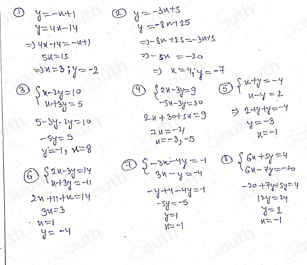 Solved: Systems of Equations & Inequalities Homework 3: Solving Systems ...