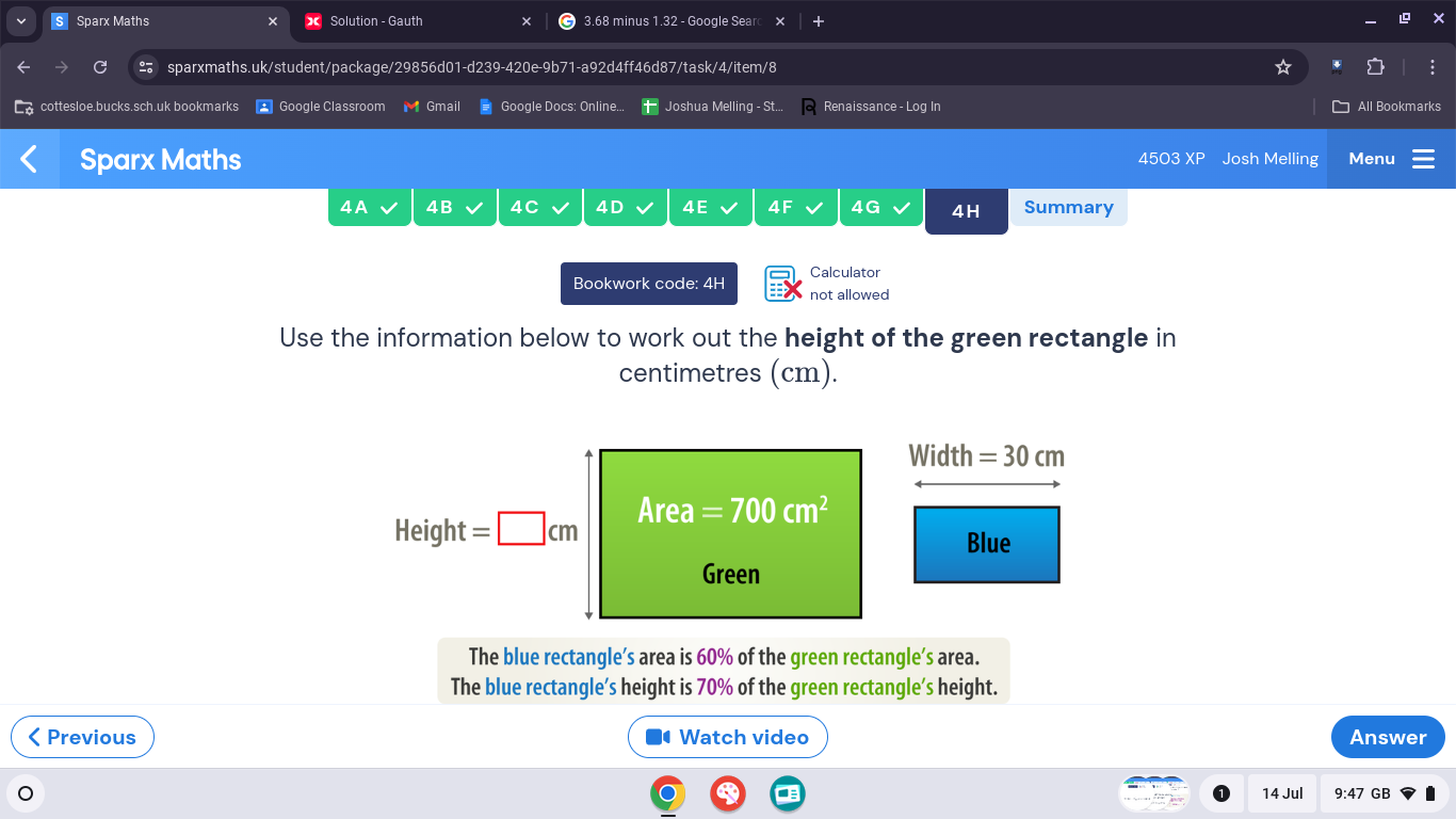 Solved: Sparx Maths Solution - Gauth 3.68 minus 1.32 - Google Sear ...