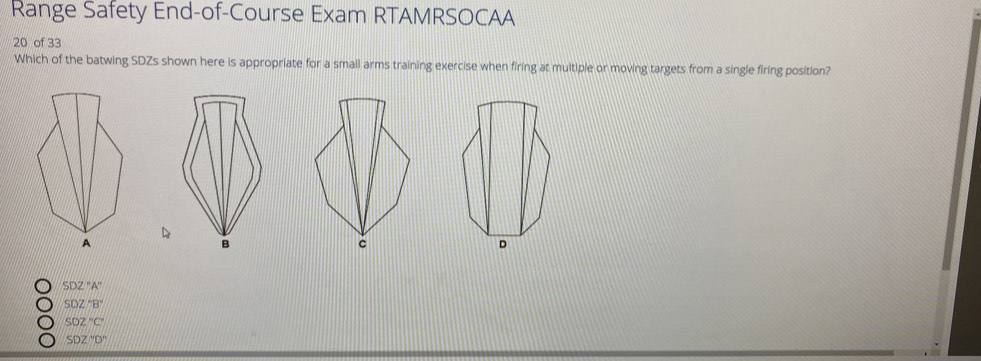 Solved: Range Safety End-of-Course Exam RTAMRSOCAA 20 of 33 Which of ...