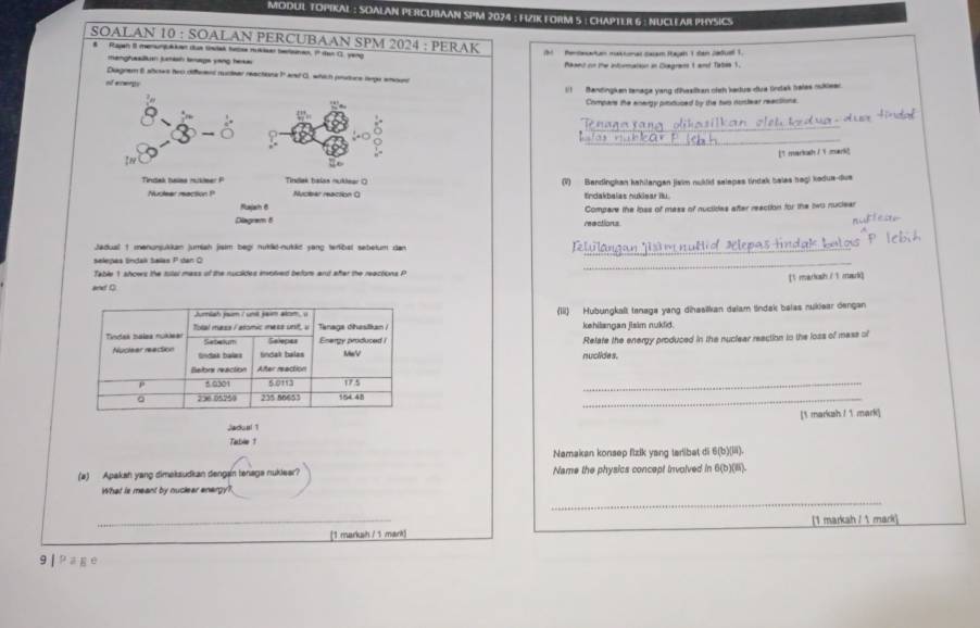 Selesai:MODUL TOPIKAL : SDALAN PERCUBAAN SPM 2074 : FZIK FORM 5 ...