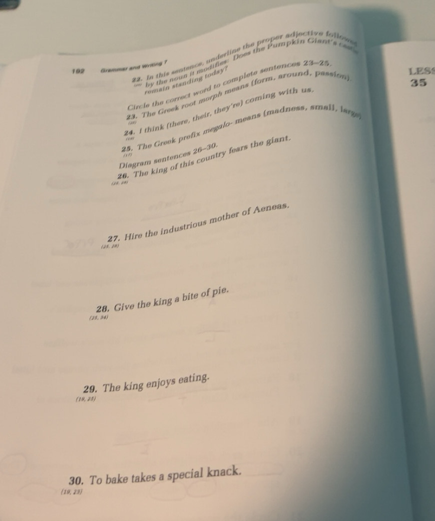 Solved: In this sentence, underline the proper adjective folioees by ...