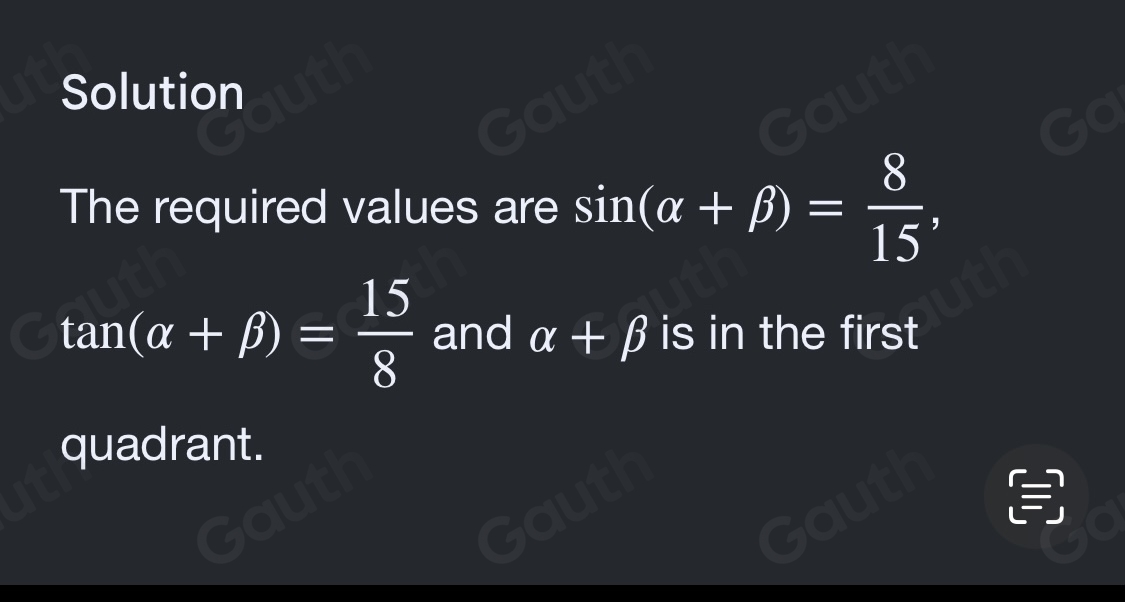 Solved: If α and β are acute angles such that csc alpha = 5/4 and cot ...