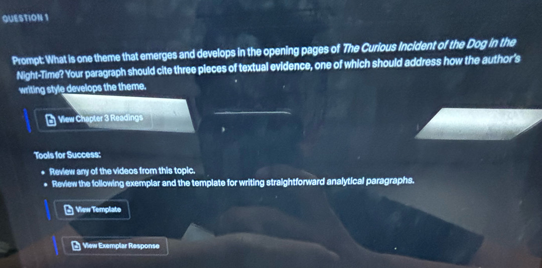 Solved: Prompt: What is one theme that emerges and develops in the ...