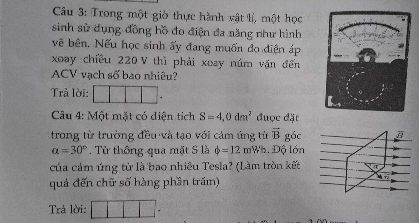 Giải quyết:Trong một giờ thực hành vật lí, một học sinh sử dụng đồng hồ ...