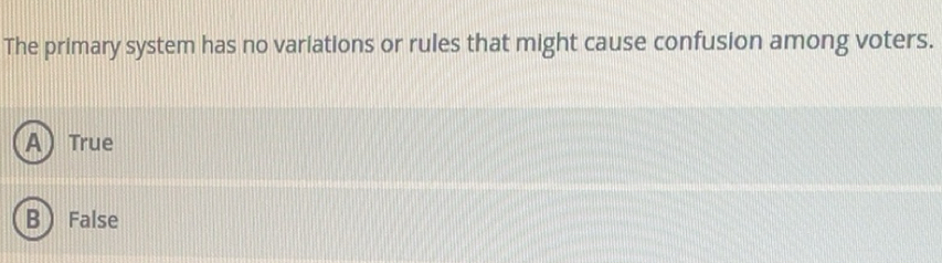 Solved: The primary system has no variations or rules that might cause ...