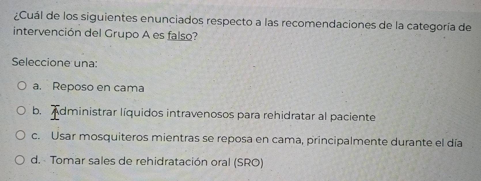 Resuelto:¿Cuál de los siguientes enunciados respecto a las ...