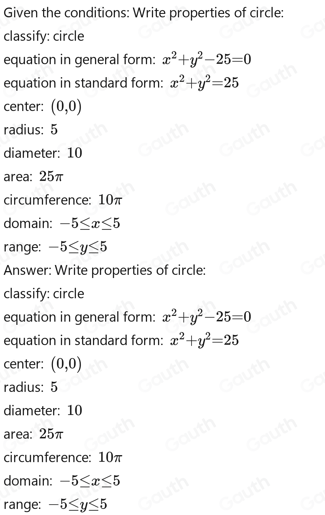 Solved: A rectangle is inscribed with its base on the x-axis and its ...