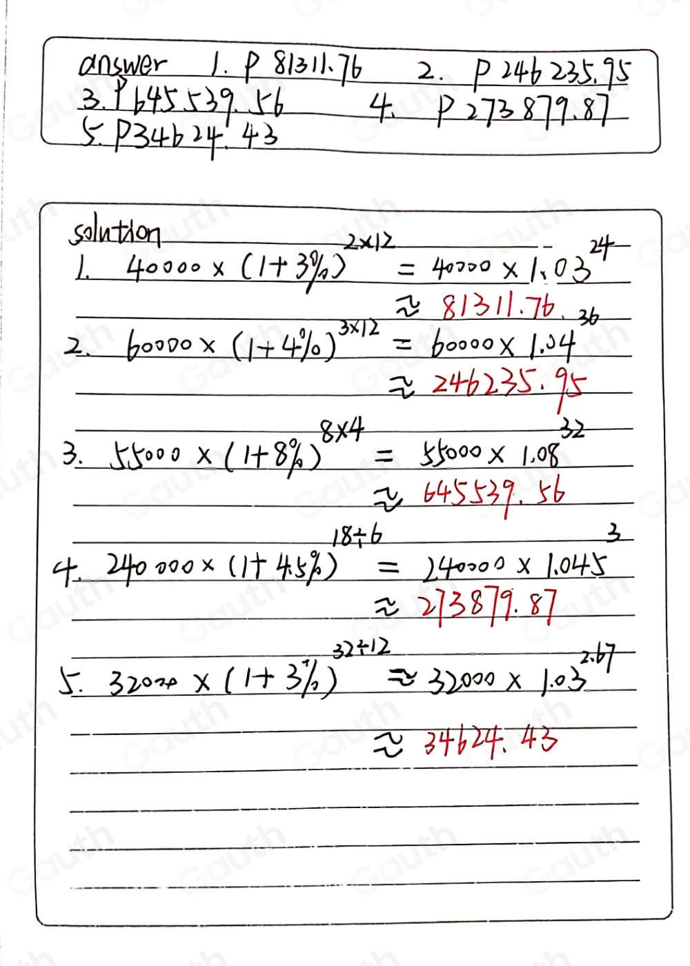 Solved: Find the present value of the following. 1. P40, 000 due in 2 ...