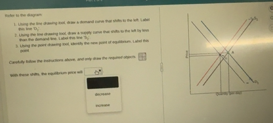 Solved: Refer to the diagram: 1. Using the line drawing tool, draw a ...