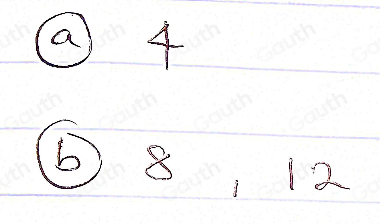 Solved: Casper thinks of a number. Casper's number and 16 have a ...