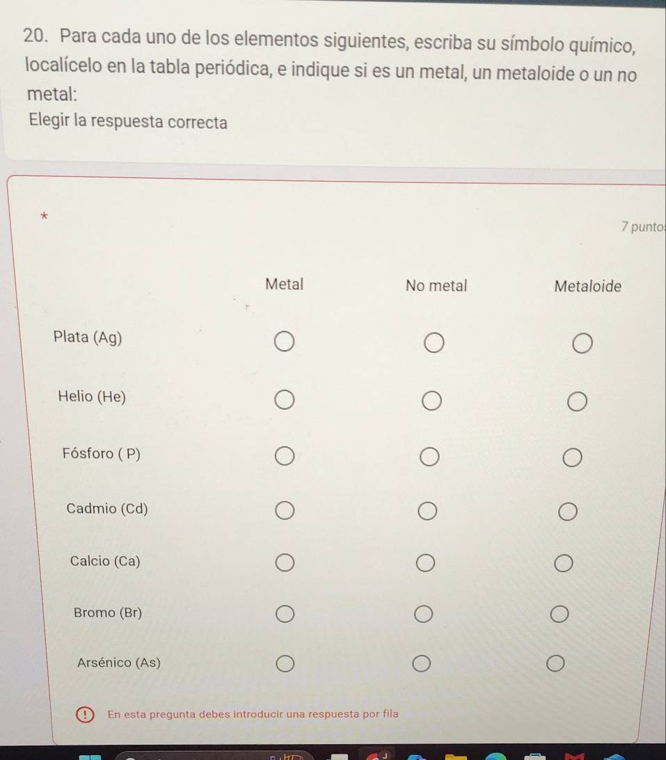Resuelto:Para cada uno de los elementos siguientes, escriba su símbolo ...