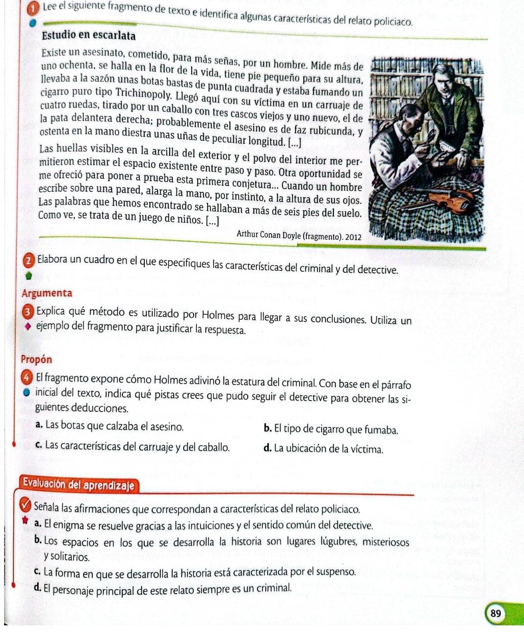 Resuelto:de Lee el siguiente fragmento de texto e identifica algunas ...