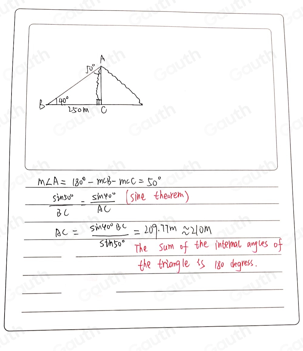 Solved: The captain of a submarine views an iceberg from his periscope ...