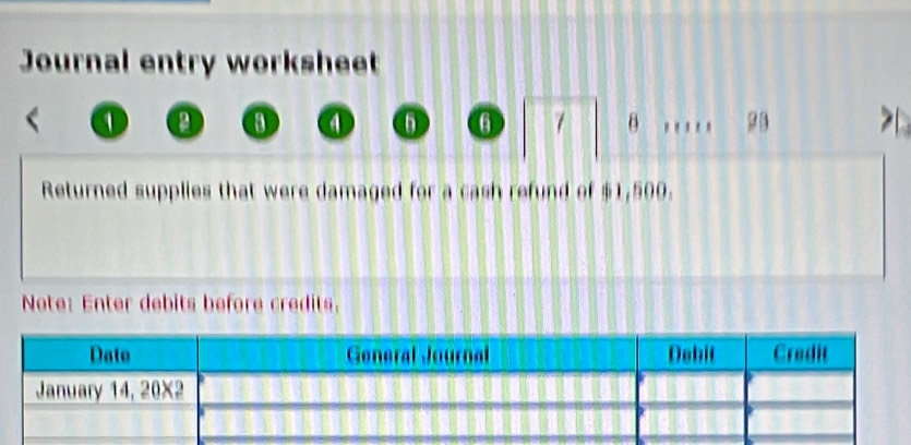 Solved: Journal entry worksheet