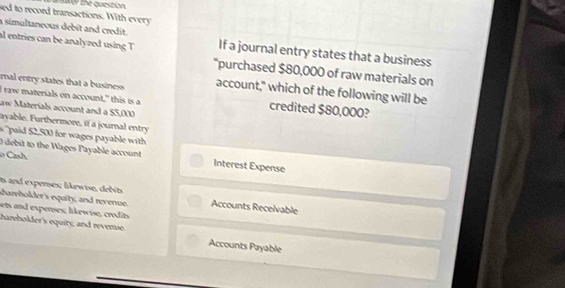 Solved: sey the question sed to record transactions. With every a ...