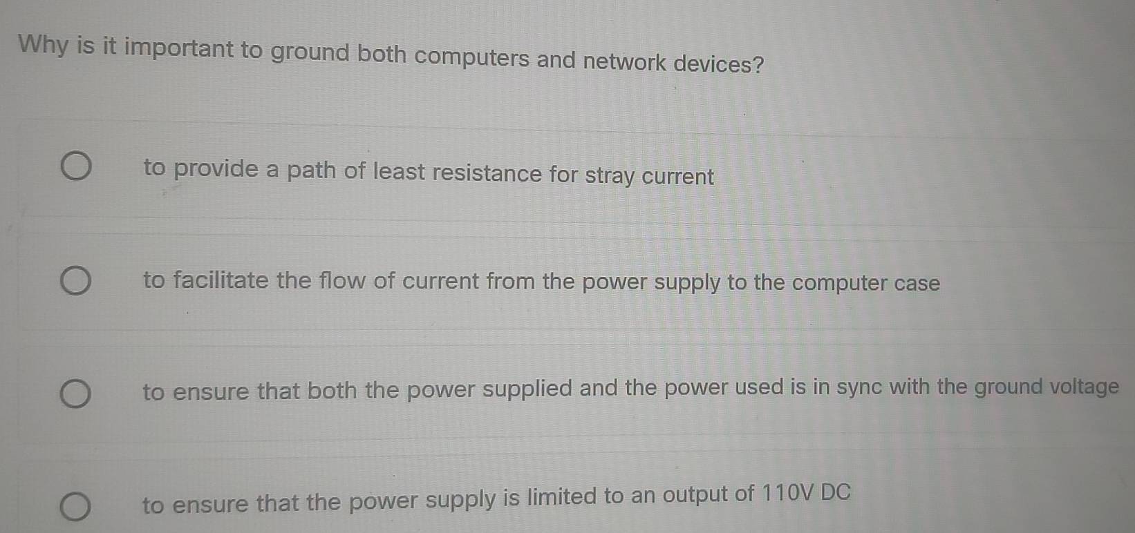 Resuelto:Why is it important to ground both computers and network ...