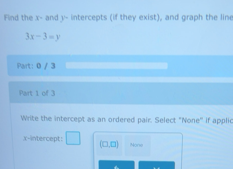 Solved: Find the x - and y - intercepts (if they exist), and graph the ...