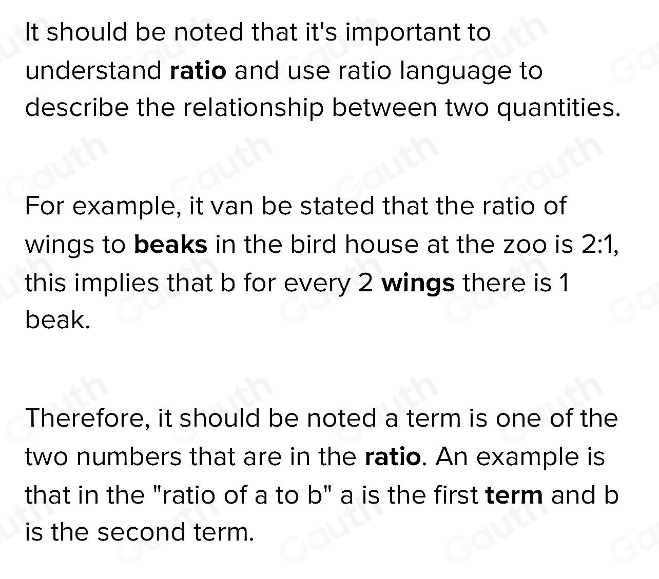 Solved: Vocabulary How is the word term defined when used to describe a ...