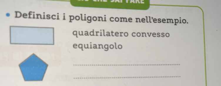 Risolto:Definisci i poligoni come nellesempio. quadrilatero convesso ...