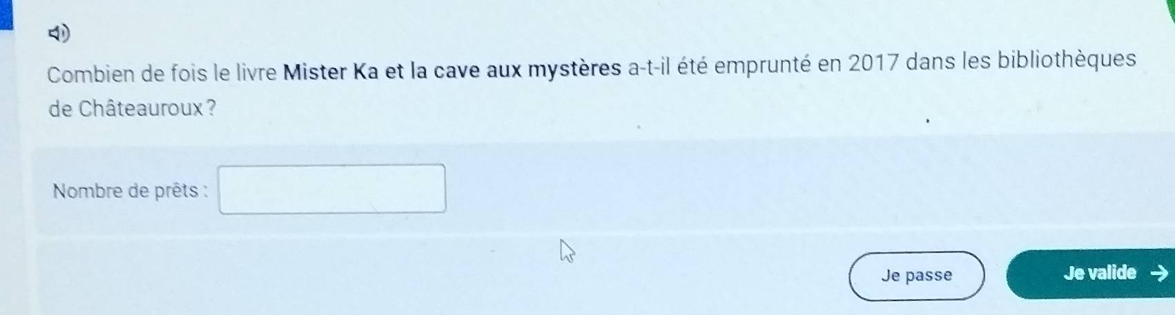 Résolu :Combien de fois le livre Mister Ka et la cave aux mystères a-t ...