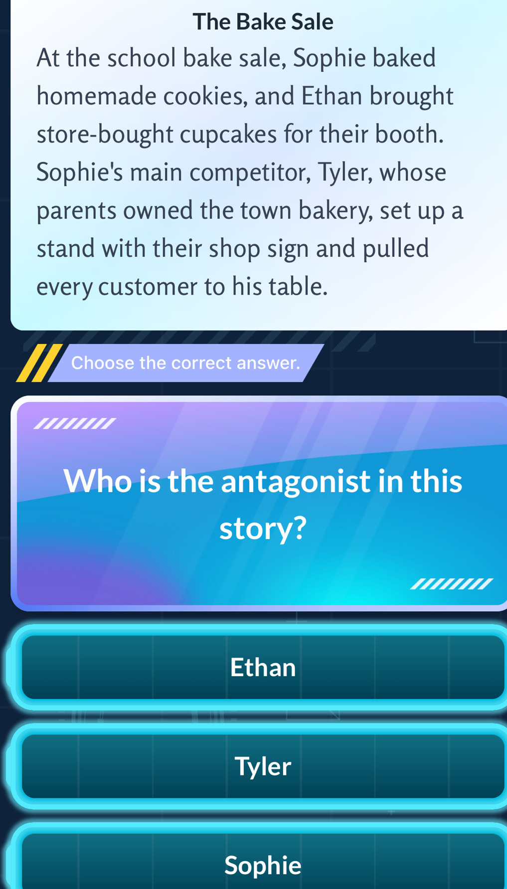 Solved: The Bake Sale At the school bake sale, Sophie baked homemade ...