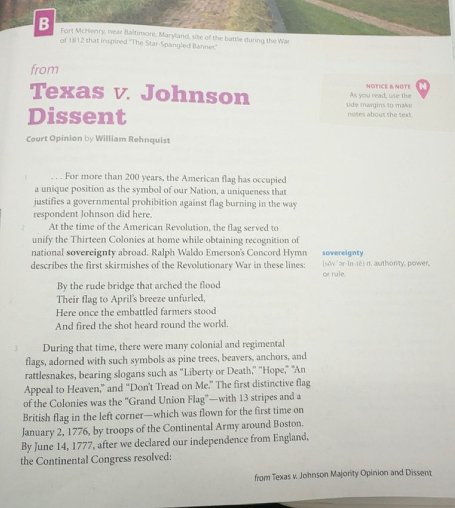 Solved: Fort McHenry, near Baltimore, Maryland, site of the battle ...