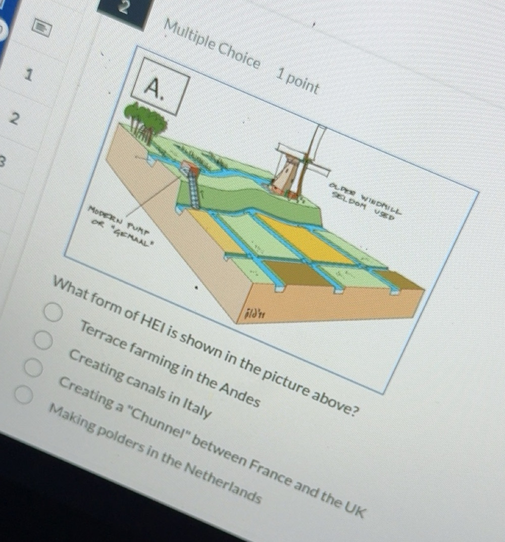 Solved: Mu 1 2 ly "Chunnel" between France and the U Making polders in ...