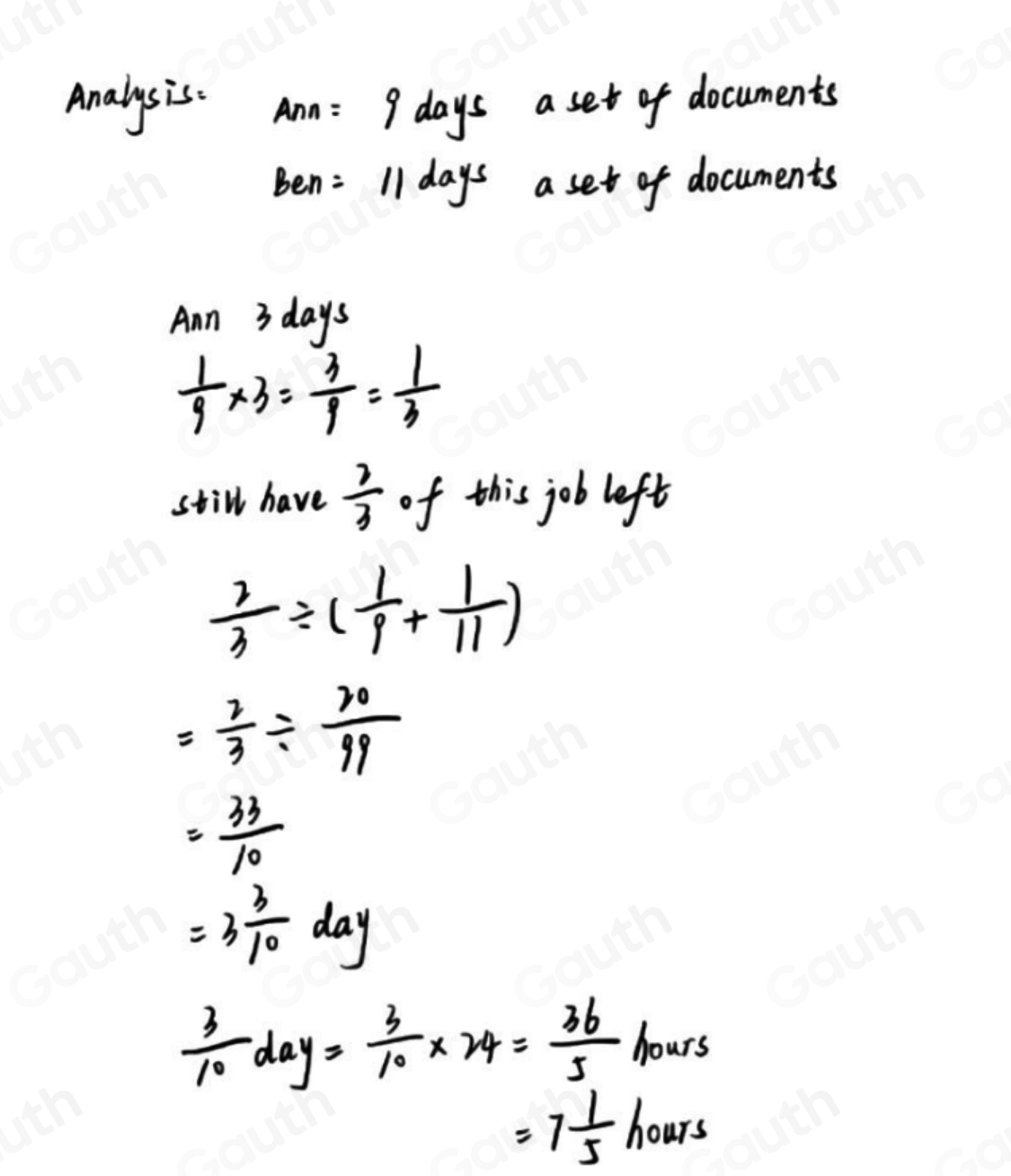 Solved: Ann and Ben translate documents from German into English. A set ...