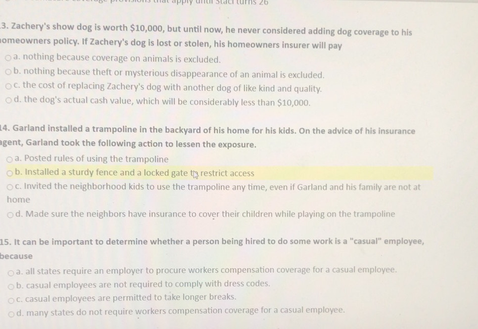 Solved: aly untl staci turns 26 3. Zachery's show dog is worth $10,000 ...