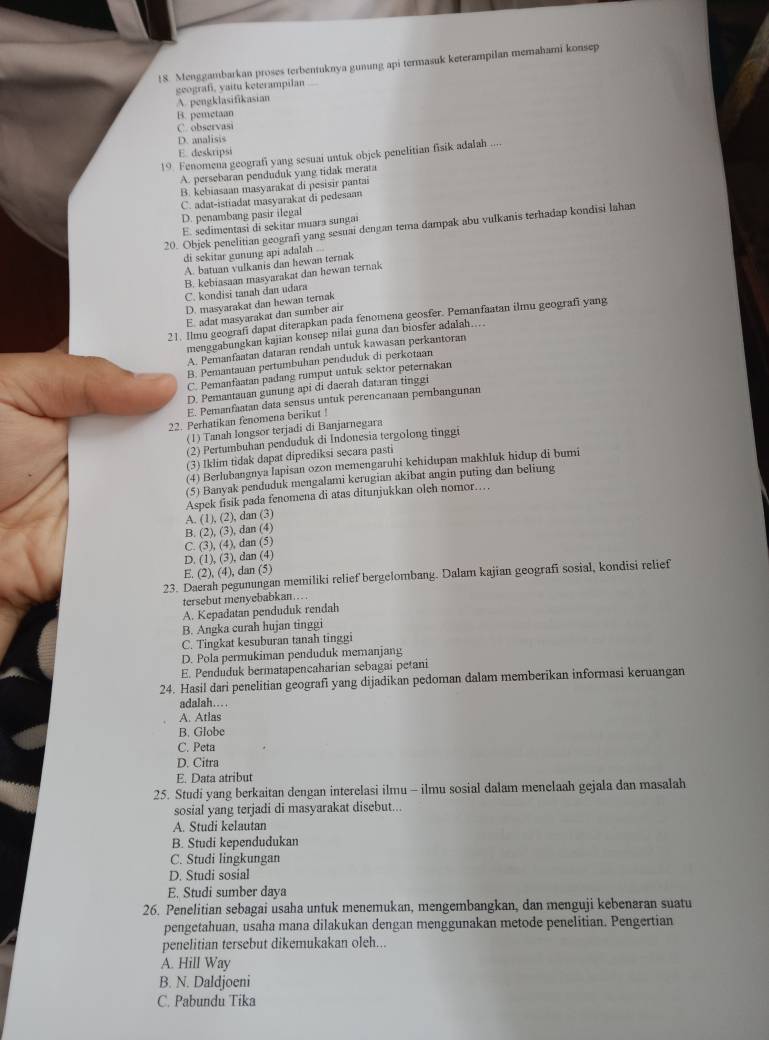 Telah dijawab:Menggambarkan proses terbentuknya gunung api termasuk ...