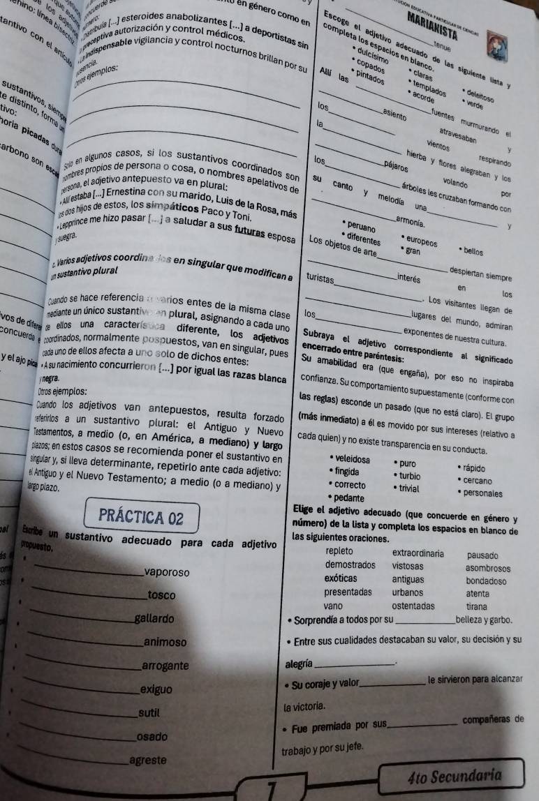 Resuelto:en género como en que autu tos adjet D nino: línea bisec ...