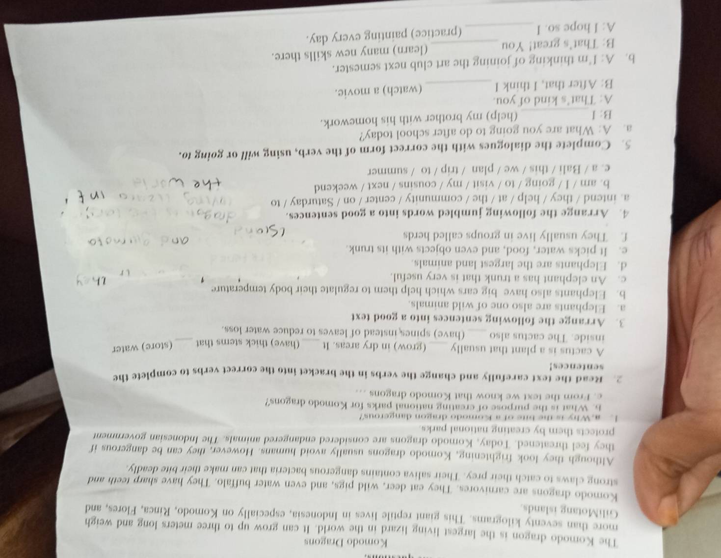 Telah dijawab:Komodo Dragons The Komodo dragon is the largest living ...